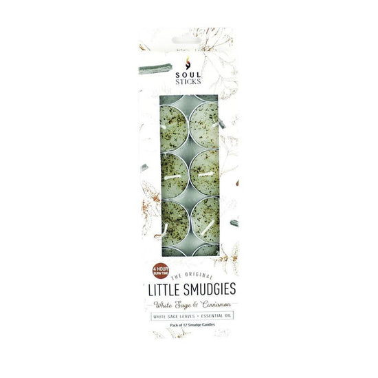 'Little Smudgies' Cinnamon White Sage Smudge Candles – Earth Fairy ...