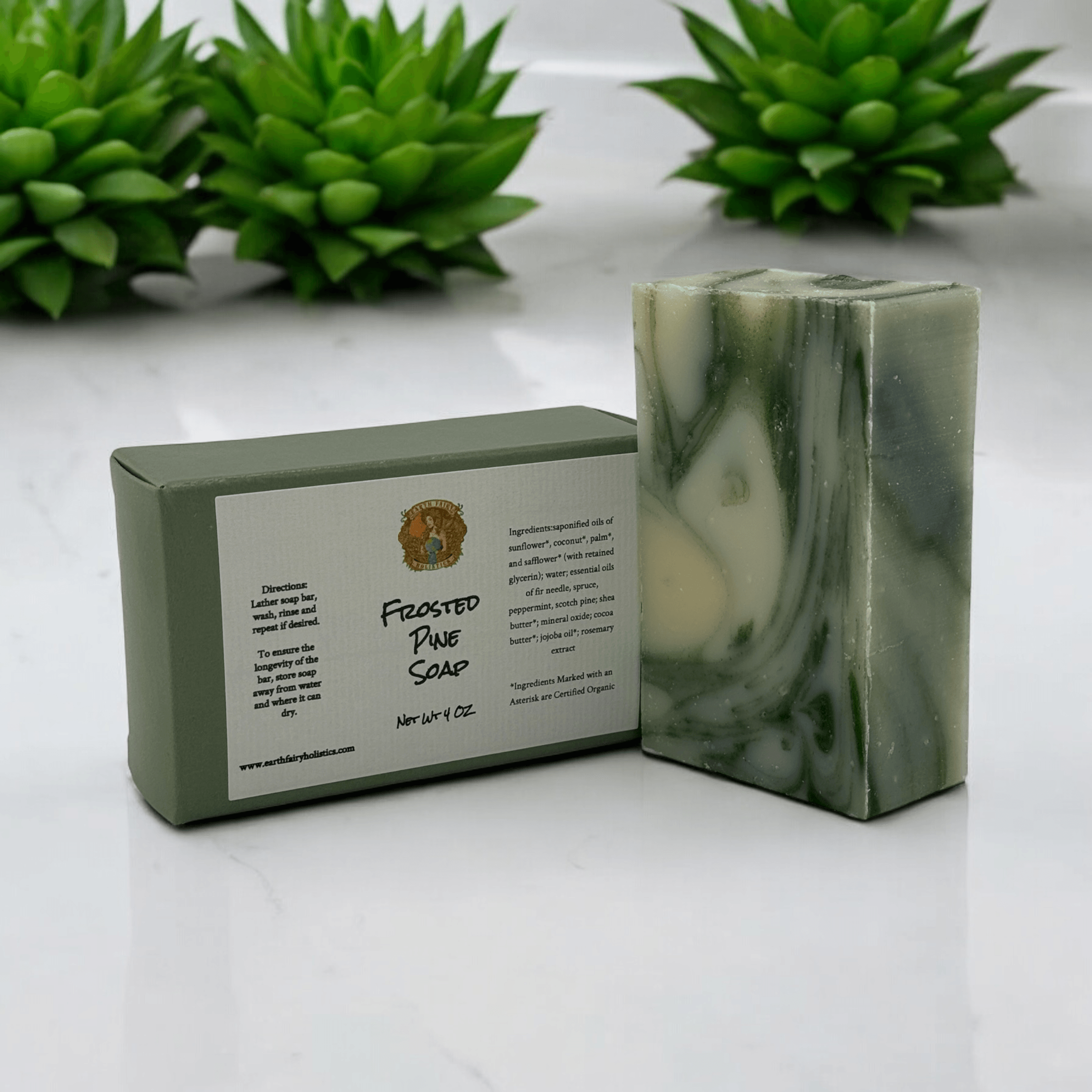 Frosted Pine Soap – Earth Fairy Holistics