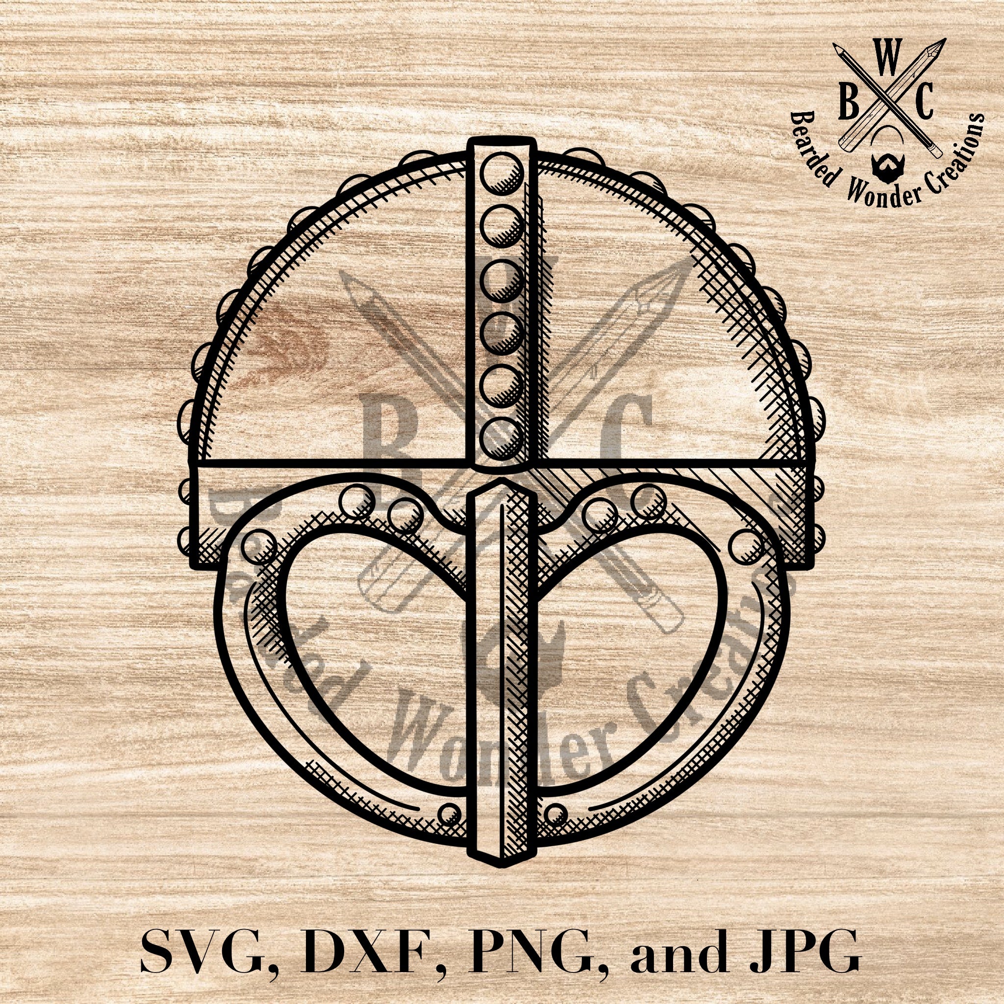 Viking Helmet Digital File SVG, DXF, PNG, JPG – Earth Fairy Holistics