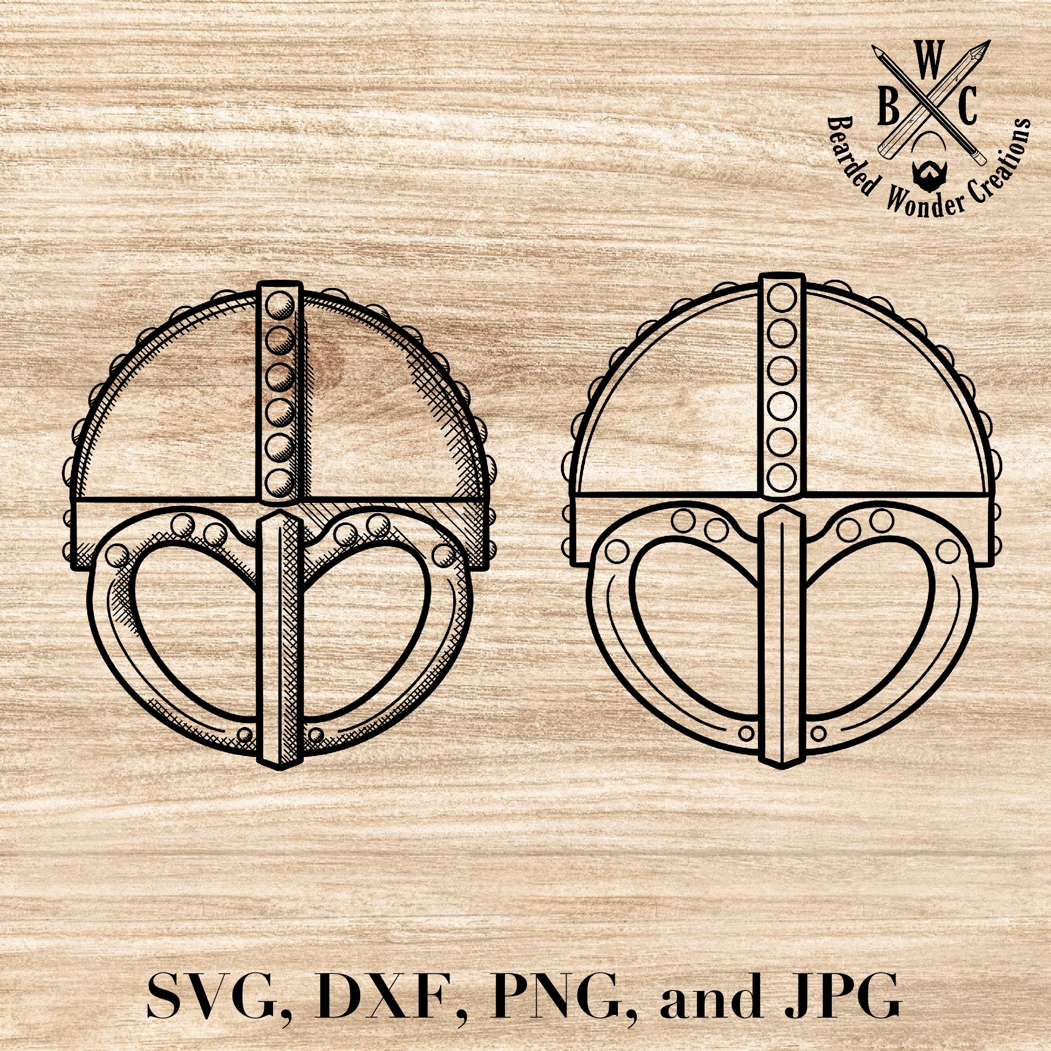 Viking Helmet Digital File SVG, DXF, PNG, JPG – Earth Fairy Holistics